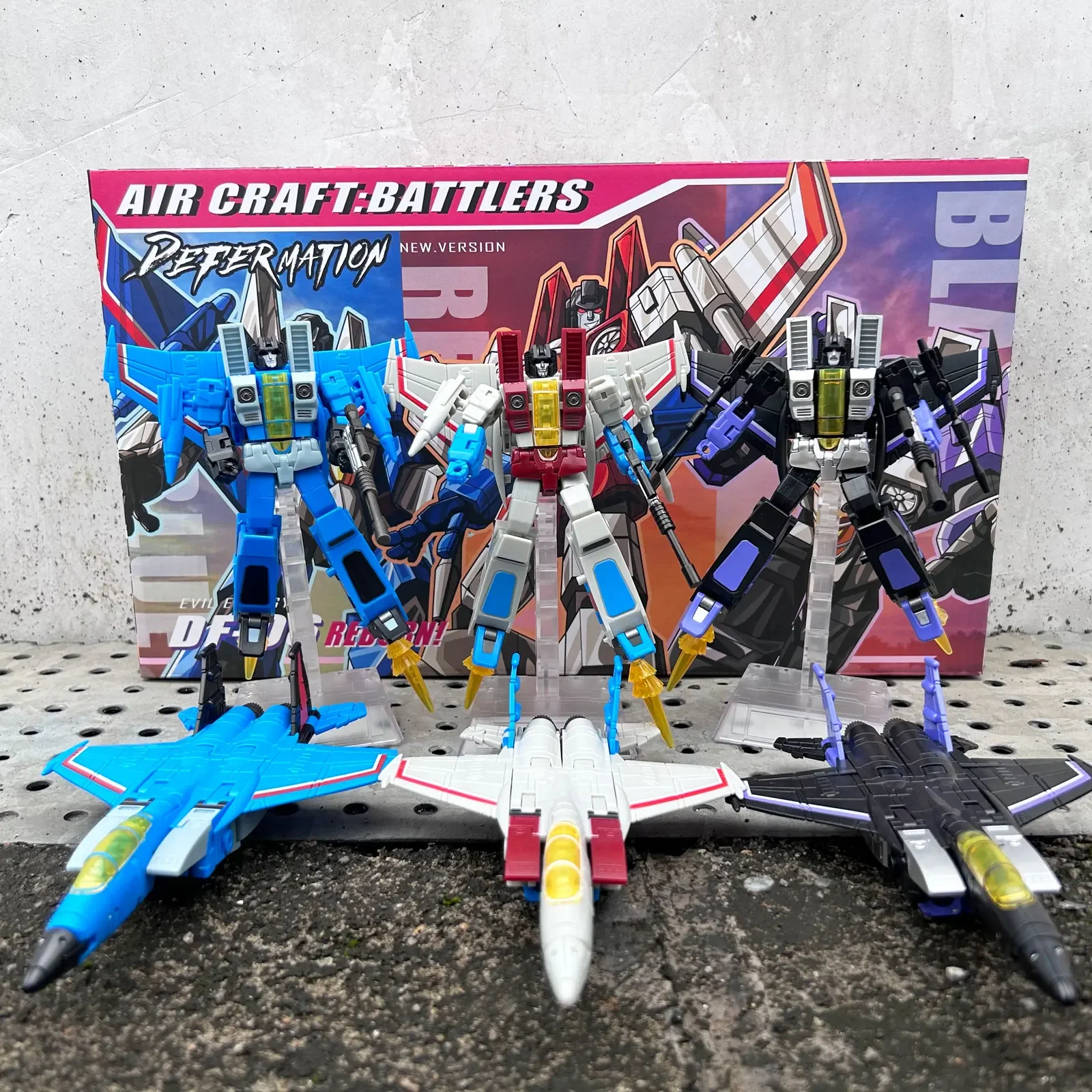 JINBAO-Starscream-Thundercracker-Skywarp-F15-FG01-DS01-DF06-Set-Plane ...