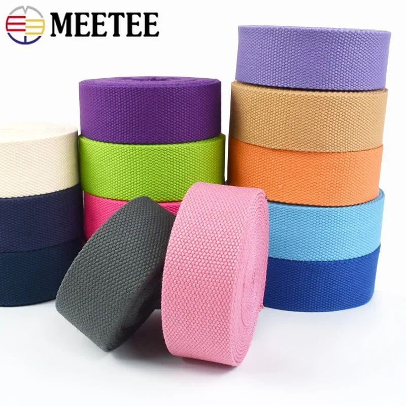 5Meters-Meetee-38mm-Width-2mm-Thick-Colored-Cotton-Webbing-Strap-Ribbon ...