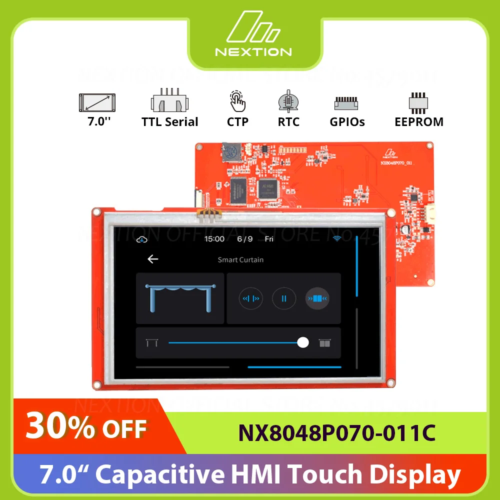 NEXTION-NX8048P070-011C-7-0-HMI-Touch-Display-Module-Intelligent-Series-Multifunction-HMI ...