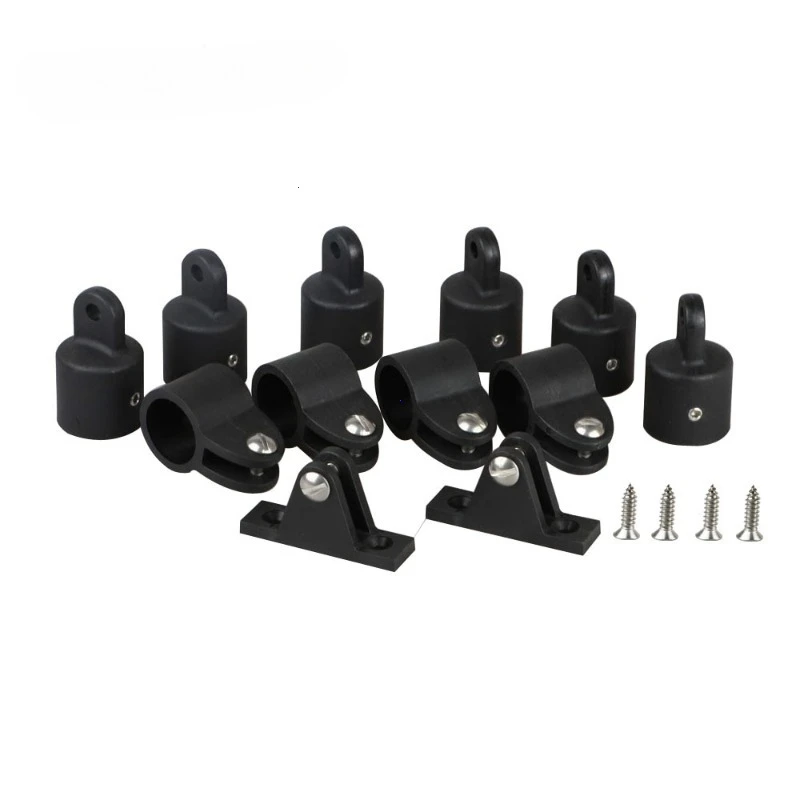 12Pcs Nylon Marine Boat Bimini Top Hardware Fittings Set Eye End Cap ...