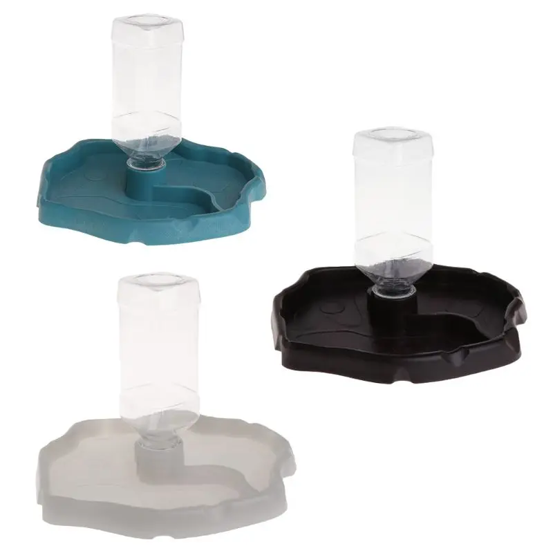 Reptile Feeder Drinker Pet Food Dish Auto Pet Water Dispenser for ...