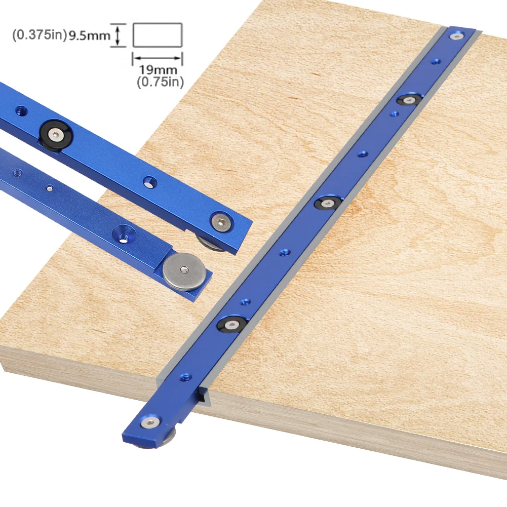 Woodworking-Aluminium-Alloy-Miter-Track-Bar-Slider-Chute-Rail-T-track-T ...