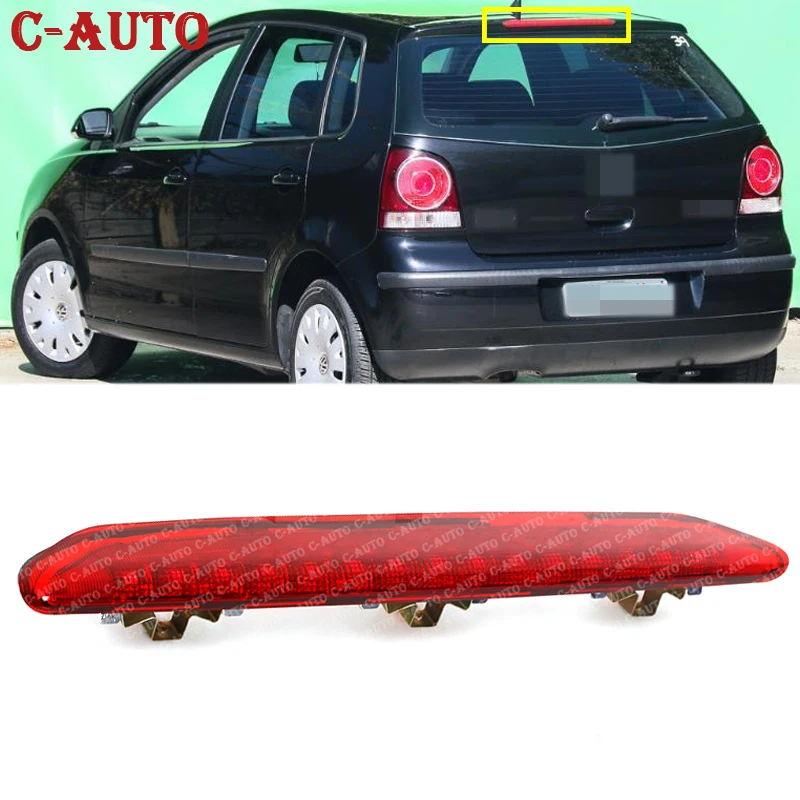 Car Third Brake Lamp High-Mount Stop Light For VW Polo 9N 2002 2003 ...