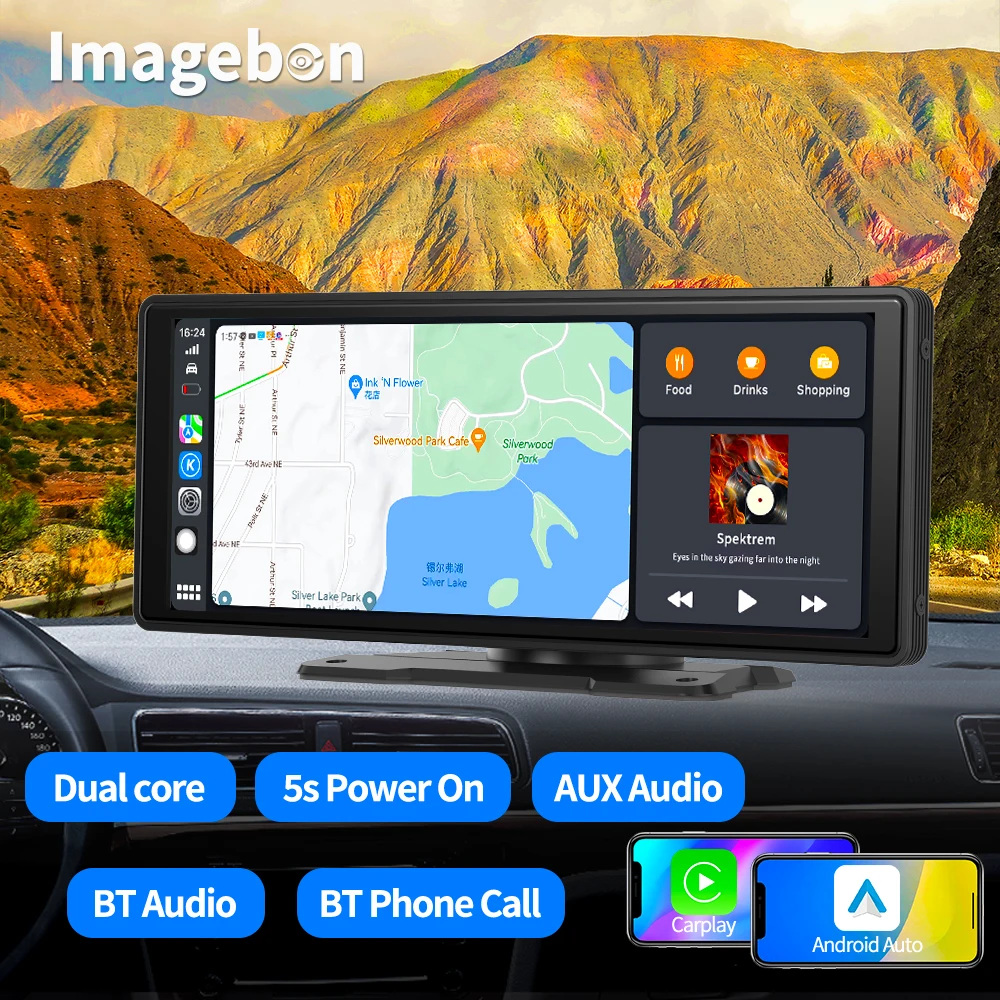 10-26-Dash-Cam-Wireless-CarPlay-Android-Auto-2K-Rear-Cam-Car-DVR-GPS ...