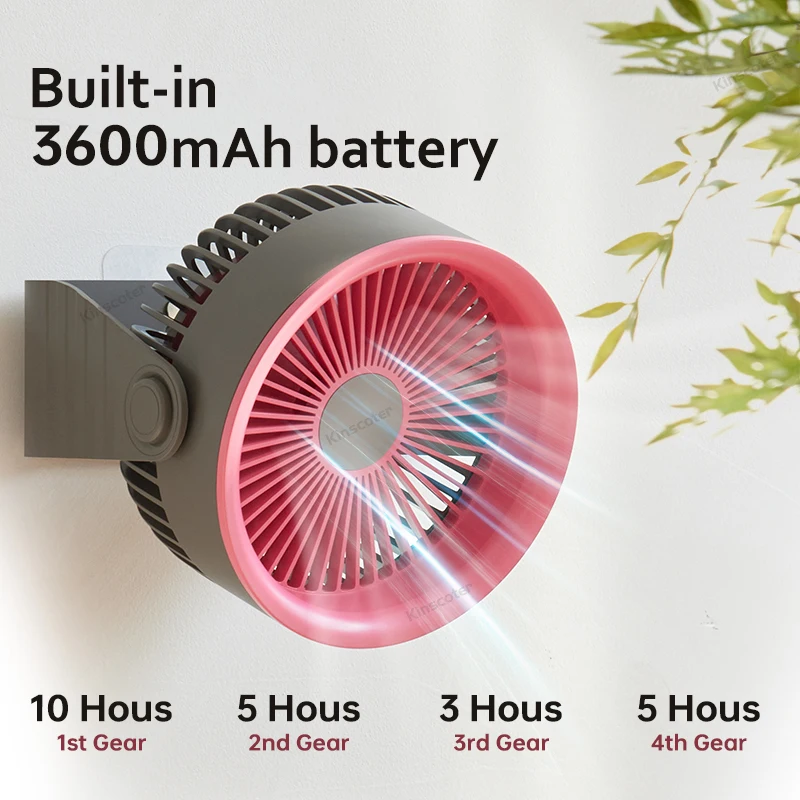 New-Wireless-Desktop-Fan-Air-Circulator-3600mah-Long-Time-Use ...