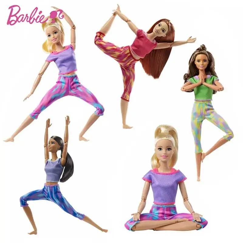 original-Barbie-fitness-exercise-combination-multi-joint-movable-yoga ...