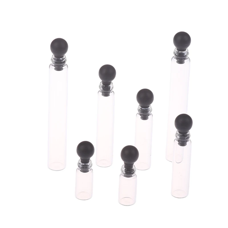 10pcs 0.5/1/2/3ml Empty Mini Glass Perfume Small Sample Vials Bottle ...
