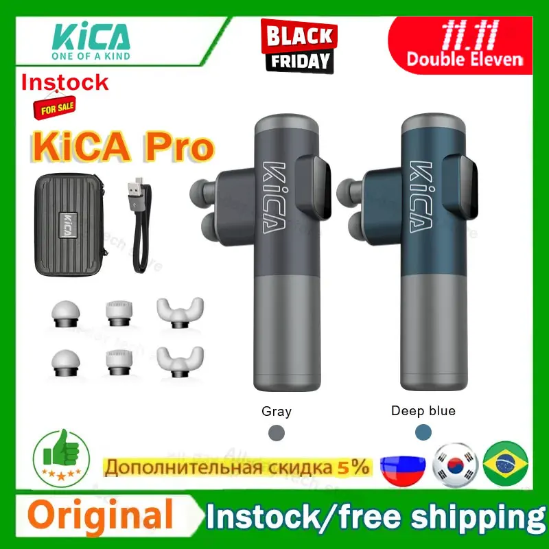 KICA-Pro-Double-Head-Massage-Gun-Smart-Body-Massager-for-Muscle-Pain ...