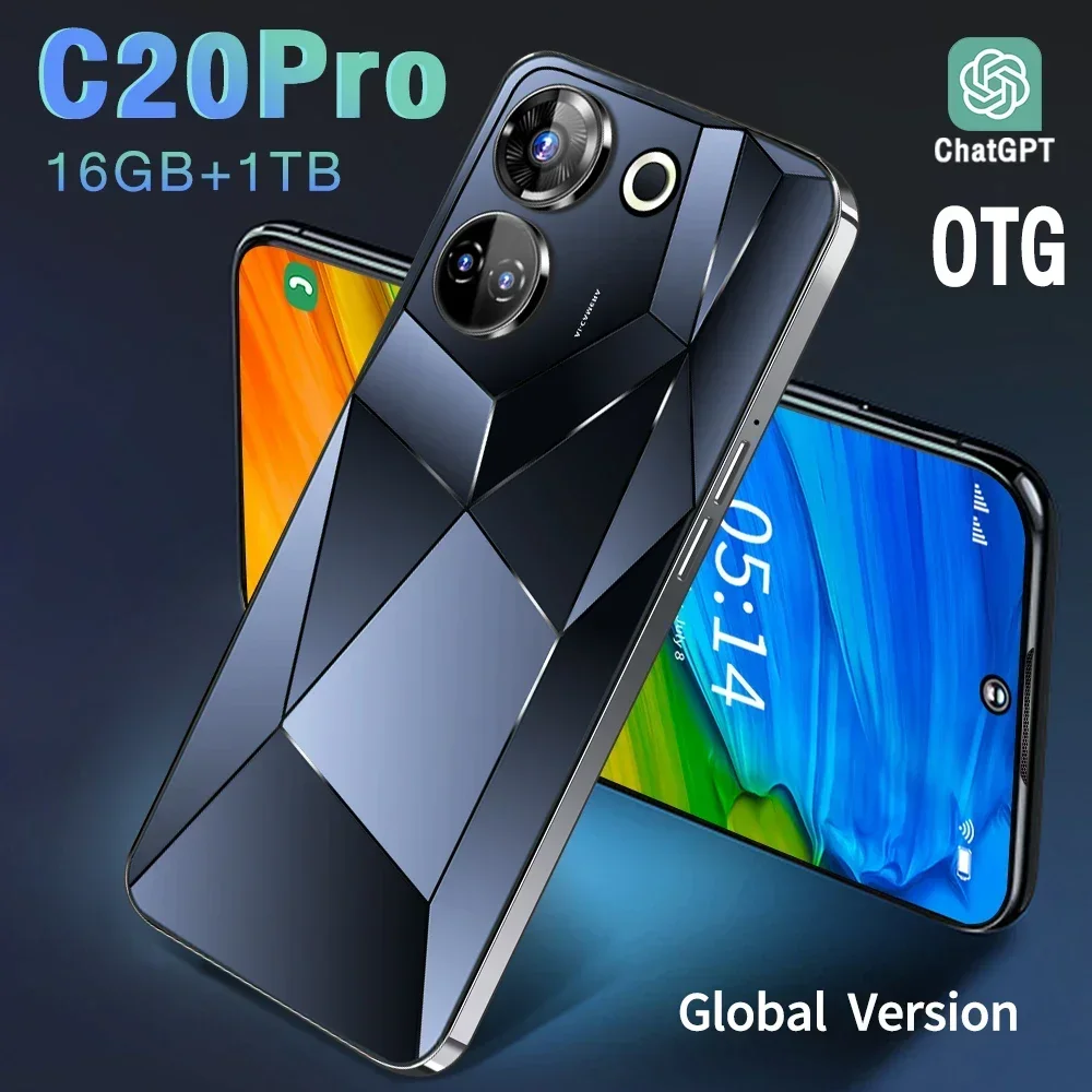 C20-Pro-Smartphone-Android-Telem-veis-7-3-HD-Screen-Original-5G-Dual ...