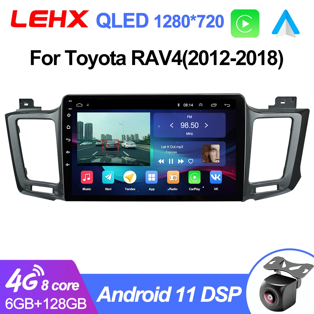 Lehx Pro 8core 5g Wifi Car Radio Multimedia For Toyota Rav4 Rav 4 Xa40 ...