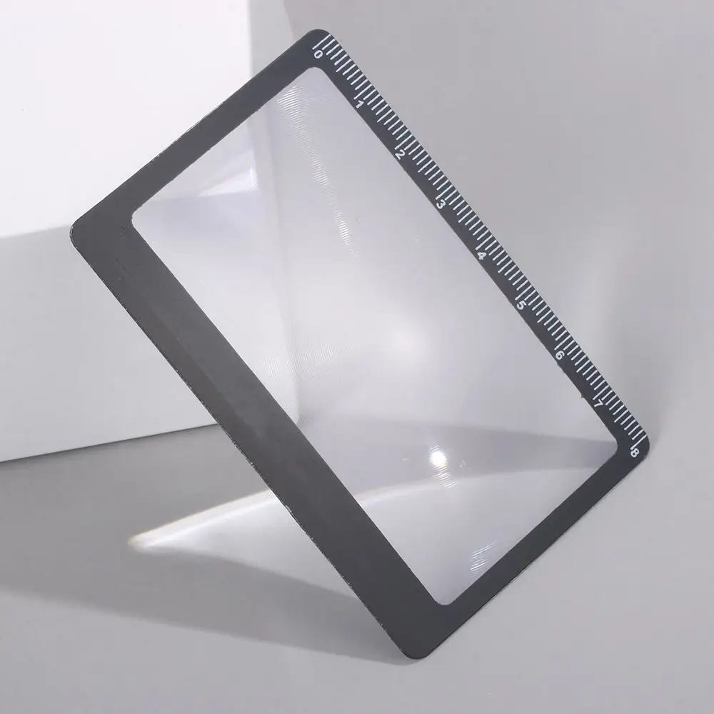 3X-Magnifying-Glass-PVC-Transparent-Magnifier-Practical-Reading-Glass ...