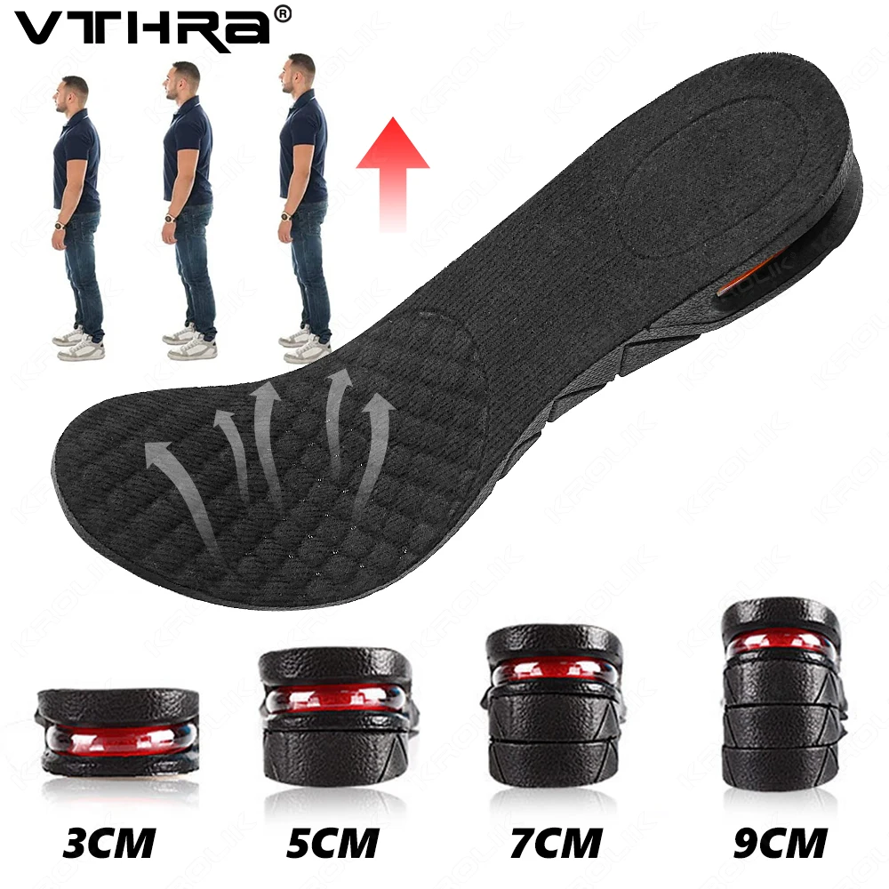 VTHRA-3-9cm-Invisible-Height-Increase-Insole-Cushion-Height-Adjustable ...