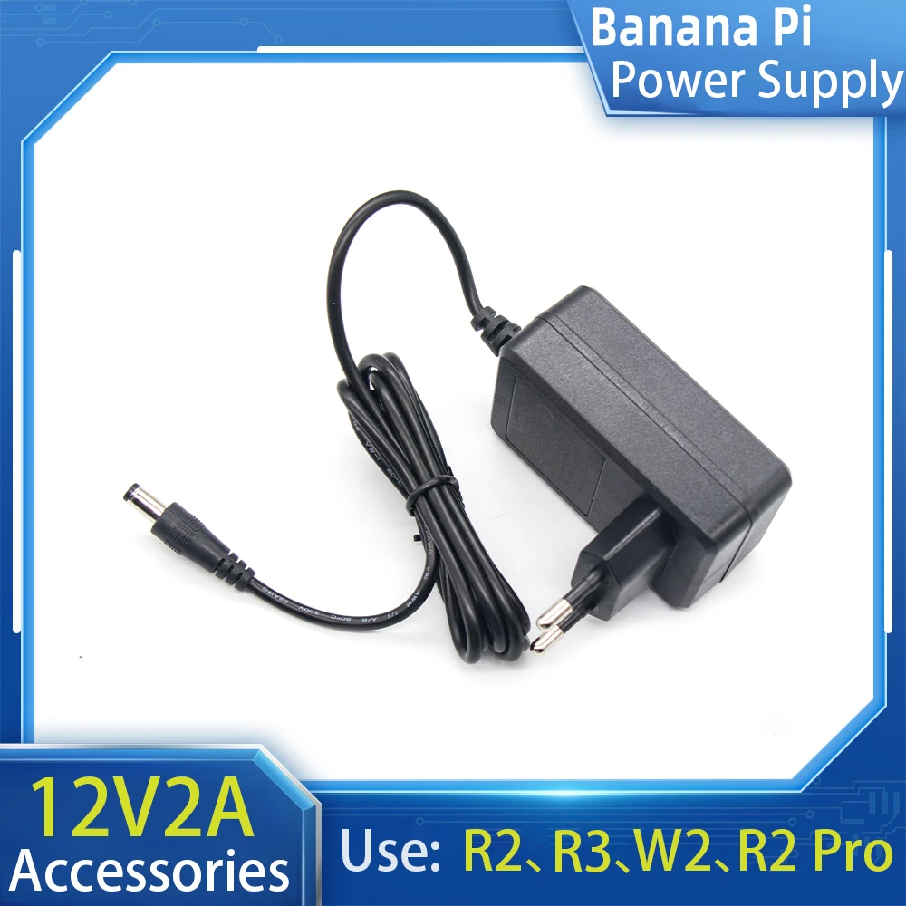 Banana Pi R2/w2 12v2a Dc Power Supply/adapter With Eu,us Plug - Demo ...