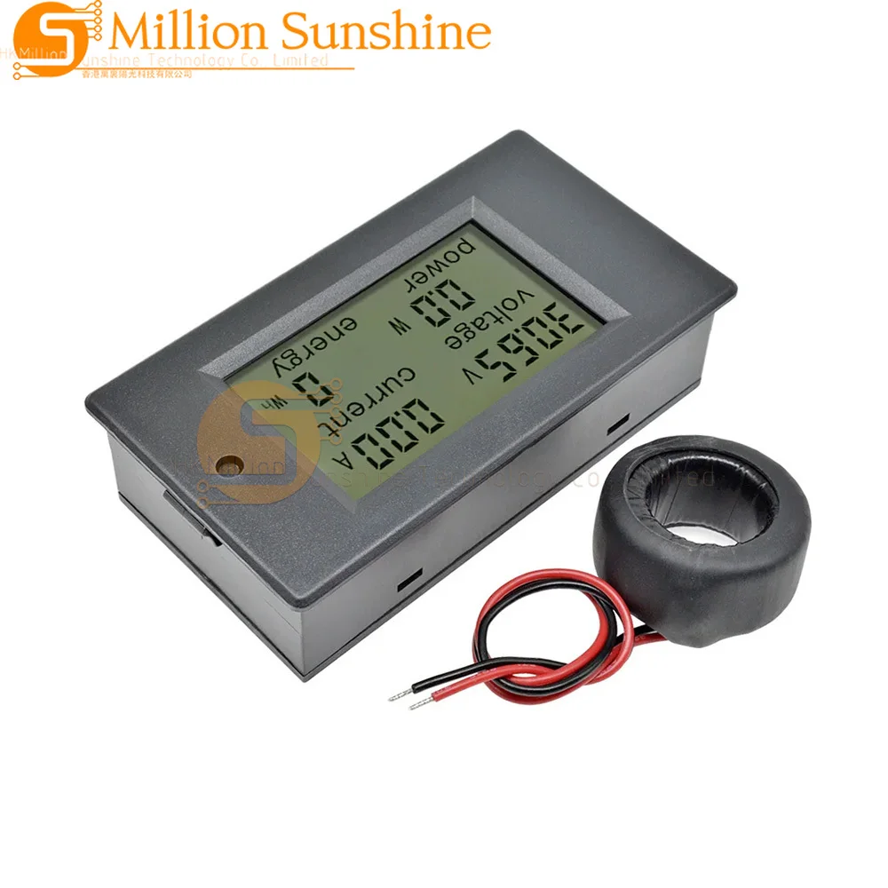 PZEM-061 Digital LED Power Monitor Energy Meter 80-260V 100A Voltmeter ...