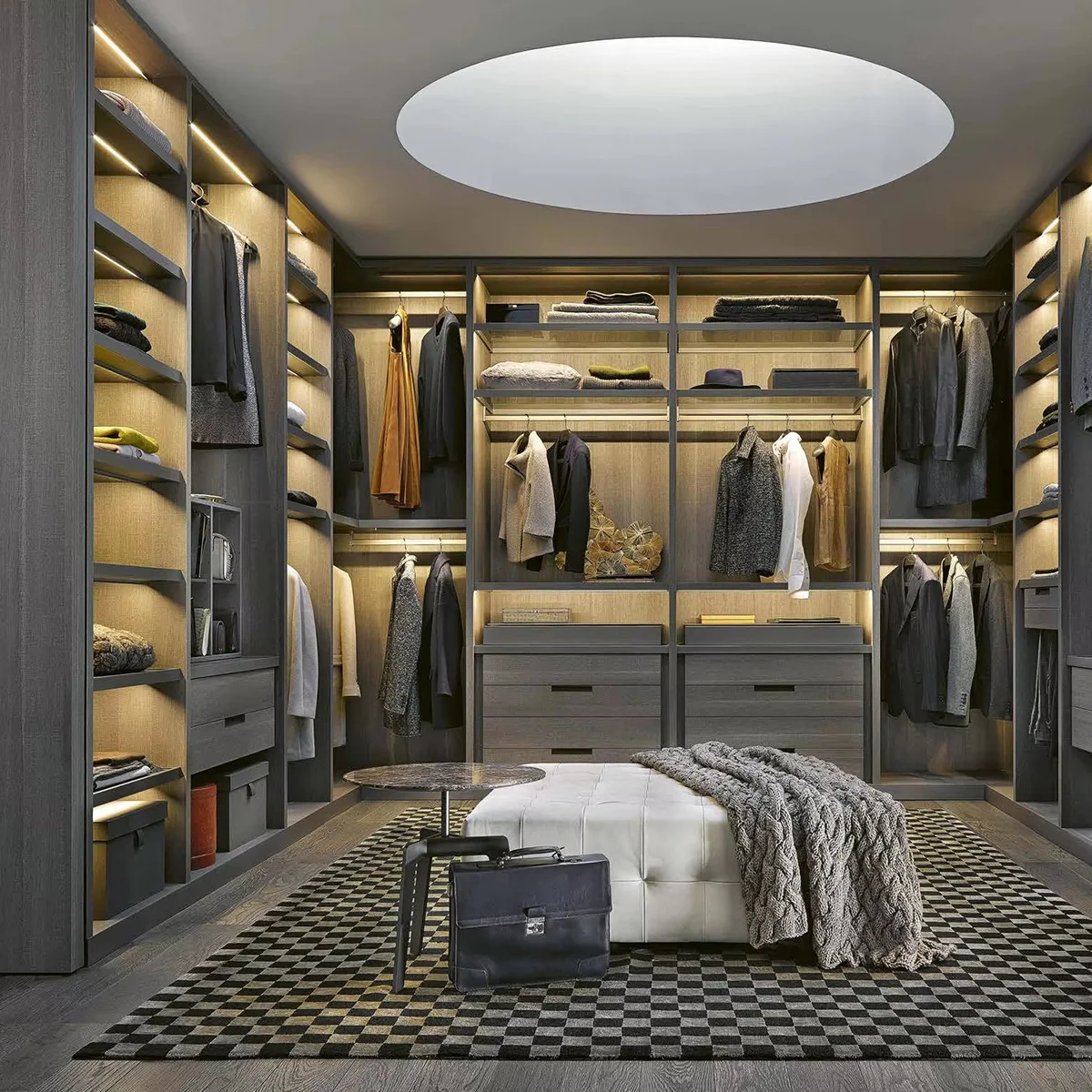 Cloakroom Customized Closet Showroom Closet Showroom Storage Cabinet ...