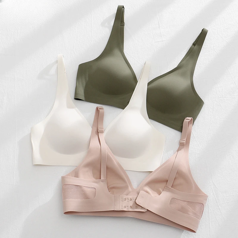 1pc-Seamless-Bras-for-Women-Wireless-Underwear-Push-Up-Brasiere-Deep-V ...