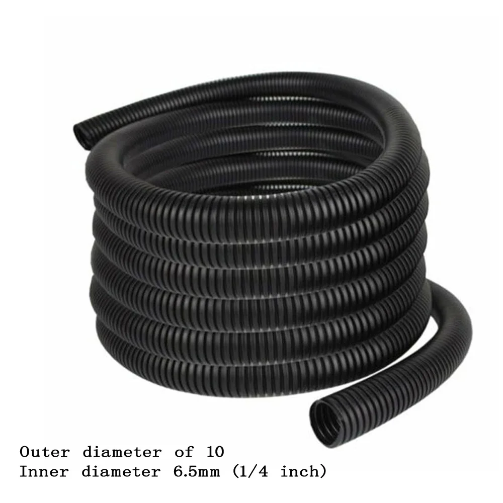 1pc Insulation Corrugated Tube Pipe 1/4" 3/8" Protective Tube Tubing ...