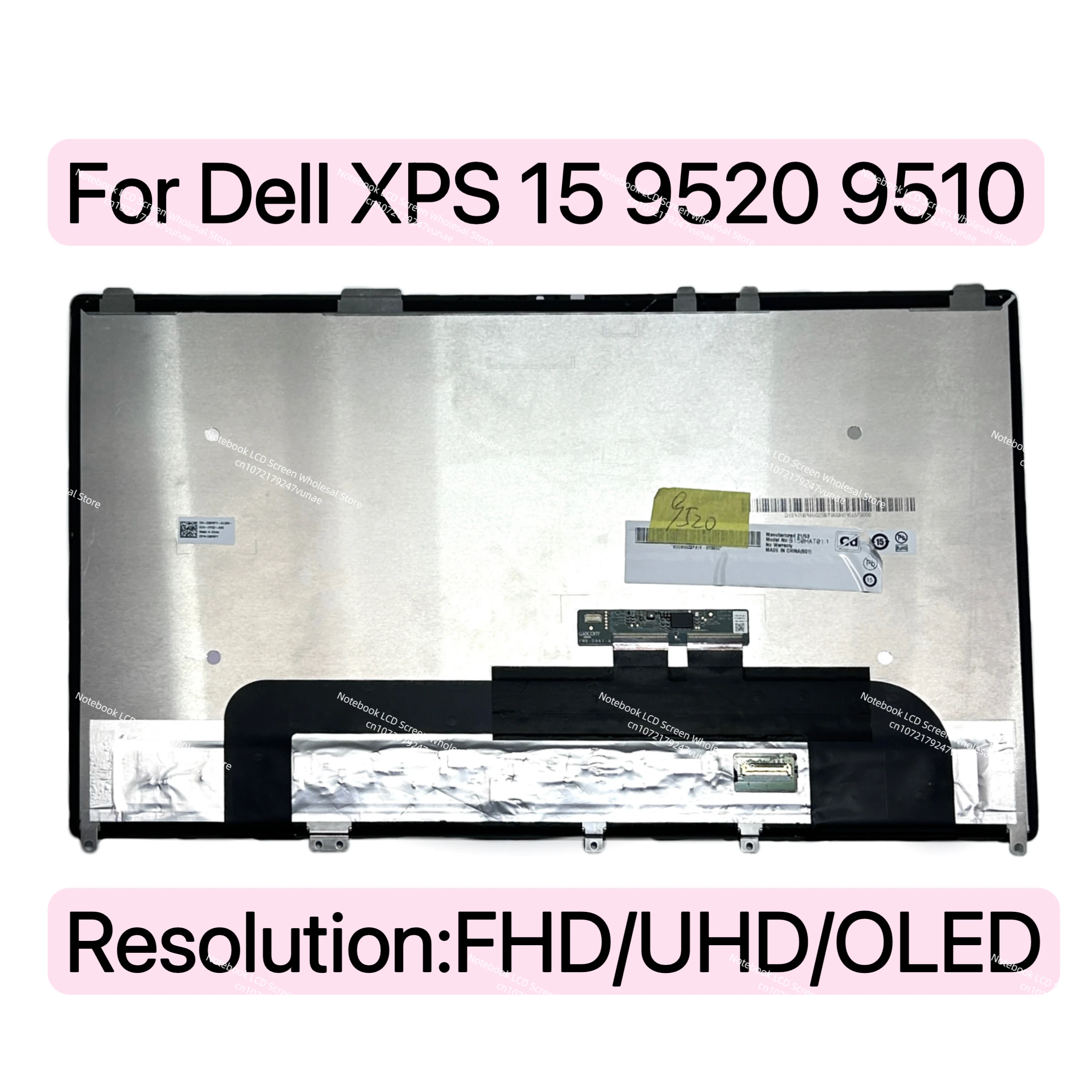 15-6-Inch-for-Dell-XPS-15-9520-9510-OLED-Display-Touch-Screen-FHD-UHD ...