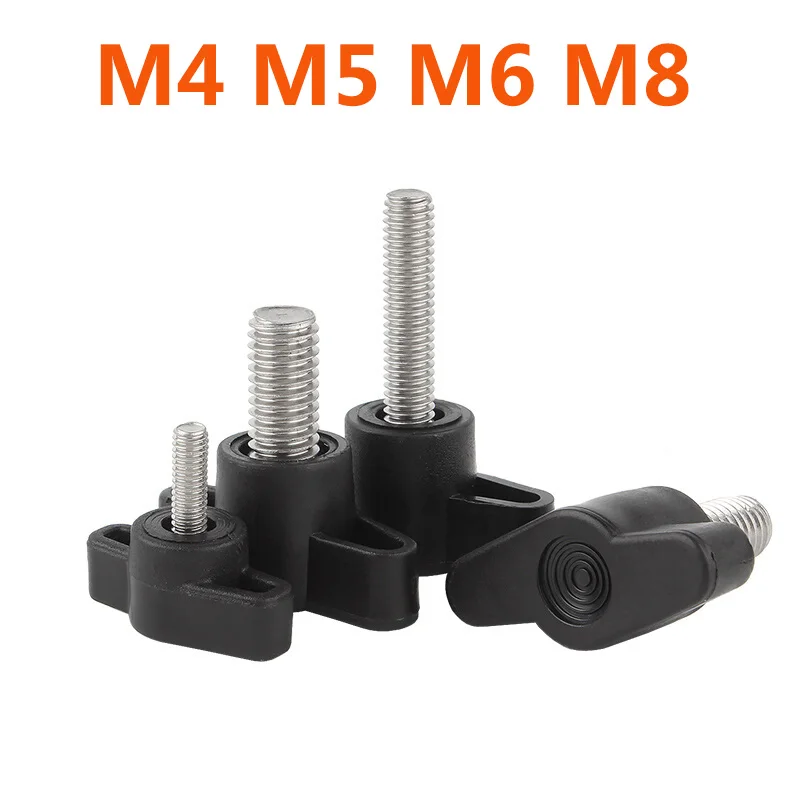 T-Handle-Screw-2-4pcs-M4-M5-M6-M8-304-Stainless-Steel-Plum-Bakelite ...