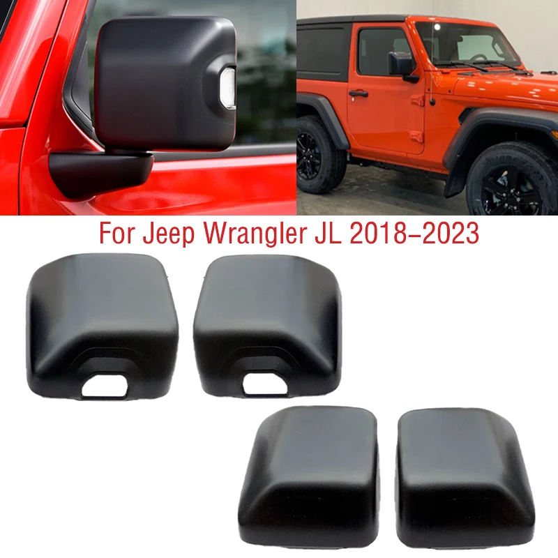 Car Exterior Side Rearview Mirror Cover Lid Cap Housing For Jeep ...