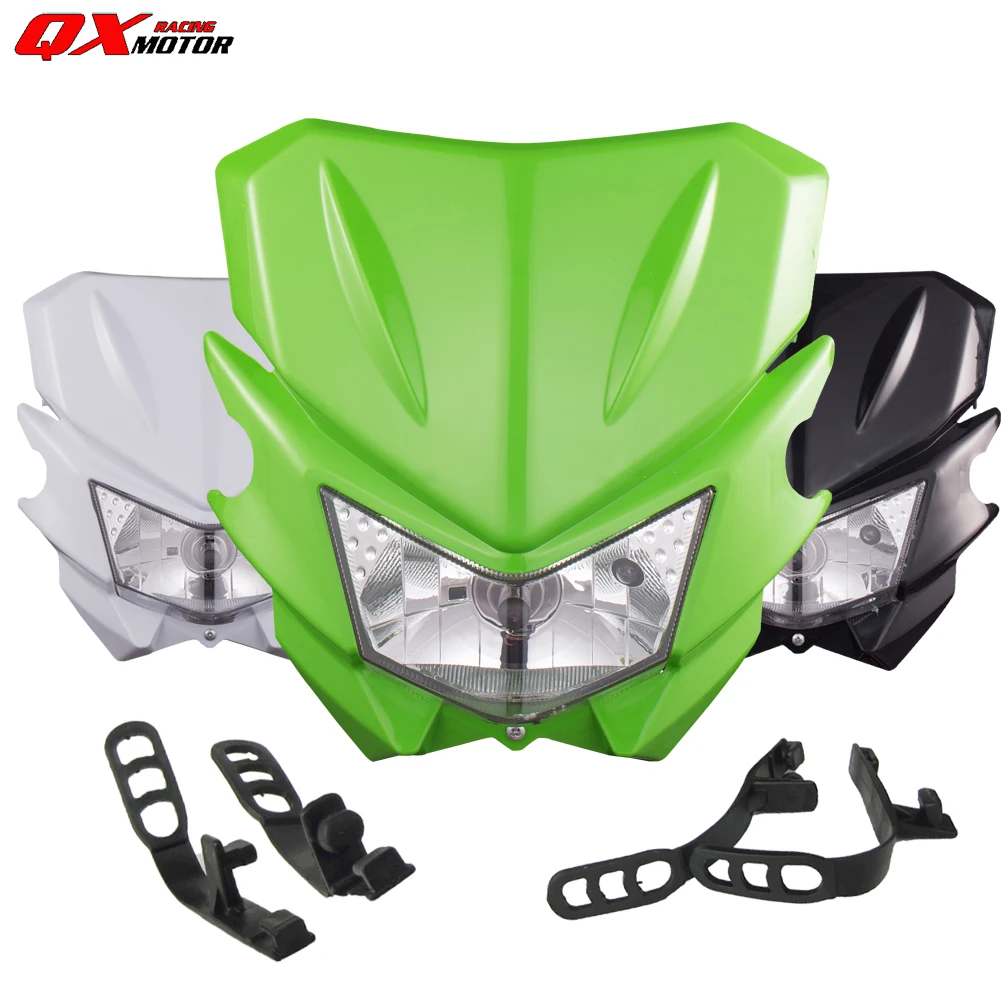 Motorcycle-Headlight-Headlamp-12V-H4-35W-Head-Light-For-KAWASAKI-KLX ...