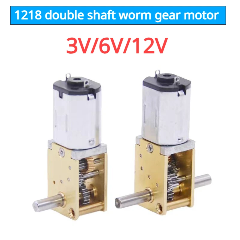 Worm-gear-motor-pengurang-1218-N20-mobil-pintar-gir-DC-mikro-poros ...