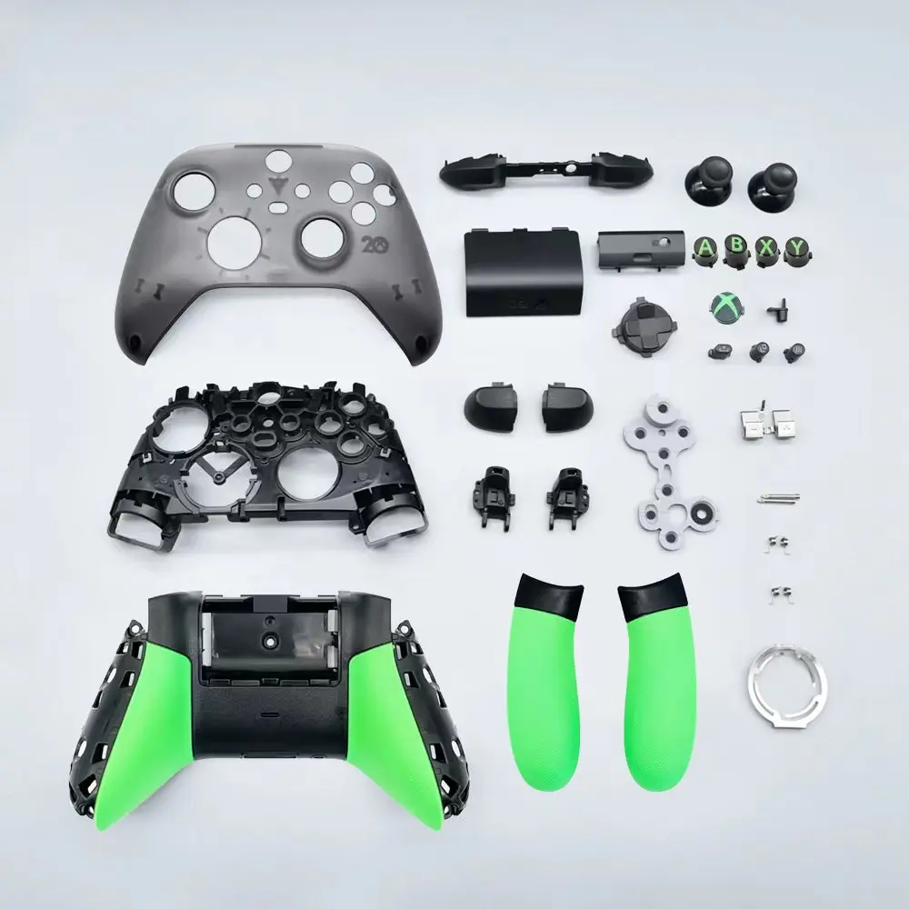 Full-Housing-Shell-Faceplate-para-Xbox-Punho-Traseiro-Bot-es-de-Aperto ...