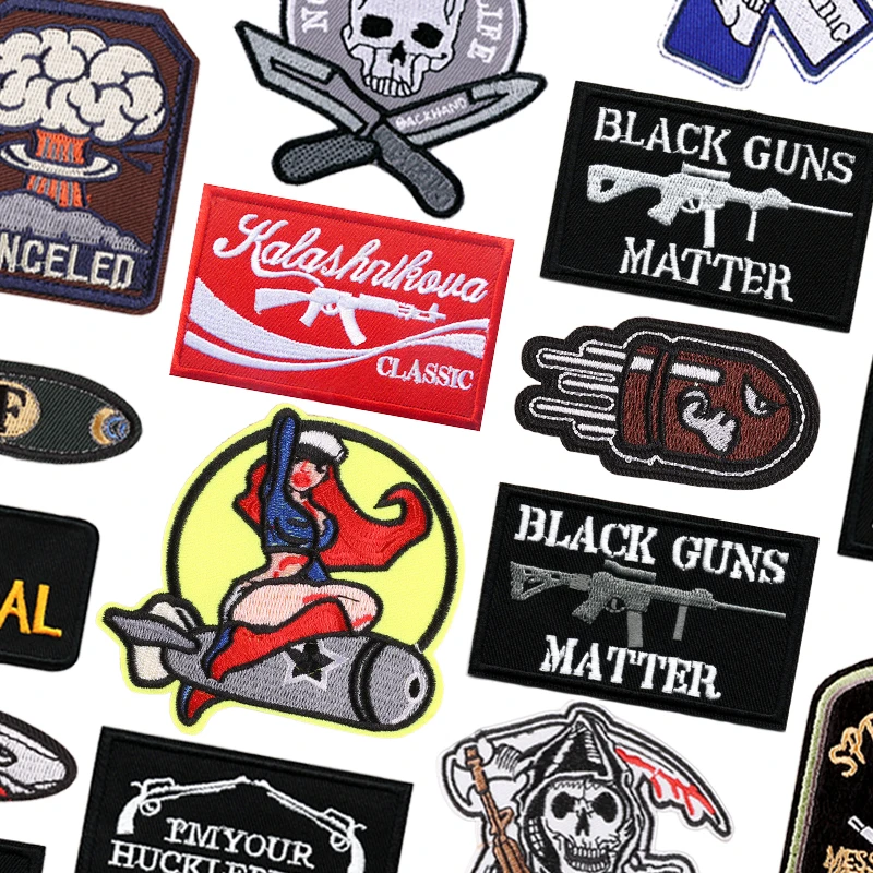 Patches-For-Jackets-Outdoor-Clothing-Morale-Badge-Iron-On-Embroidered ...