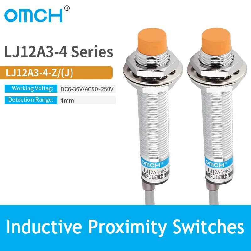 Sensor de Proximidade Indutiva OMCH, Interruptor M12, Detecção de ...