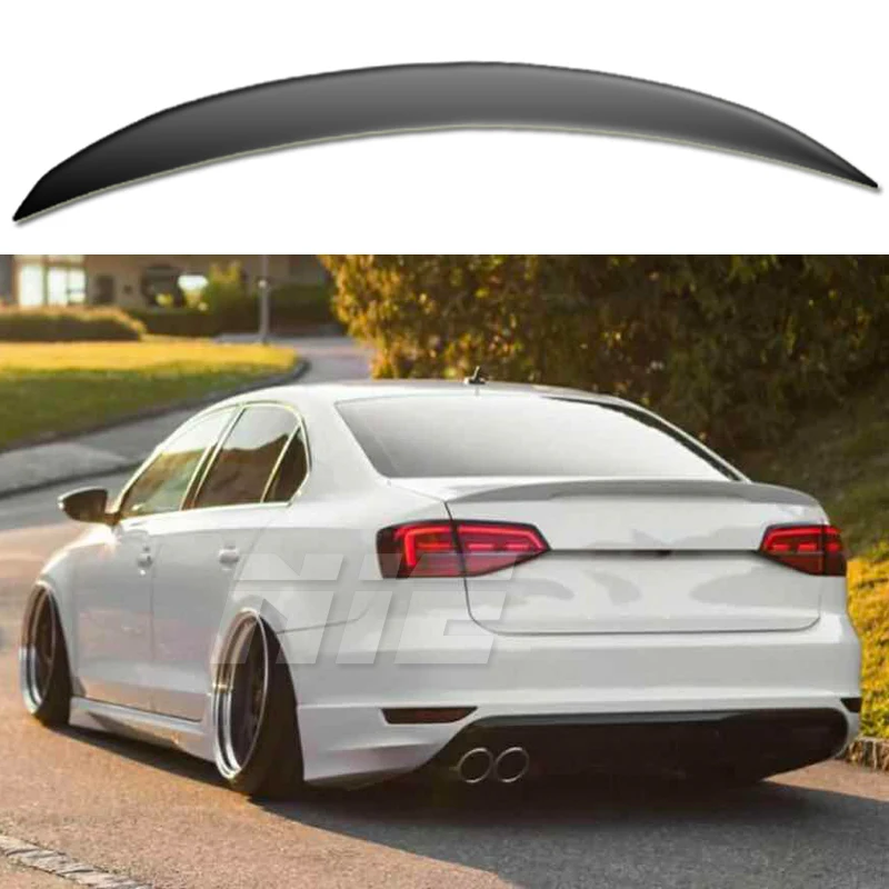 For-2012-2018-Volkswagen-Sagitar-Jetta-MK6-Gloss-Black-Forged-Real ...