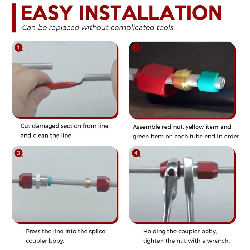 Air Conditioning Line Repair Kit | 800-674 | A/C Line Splice Kit For 3/ ...