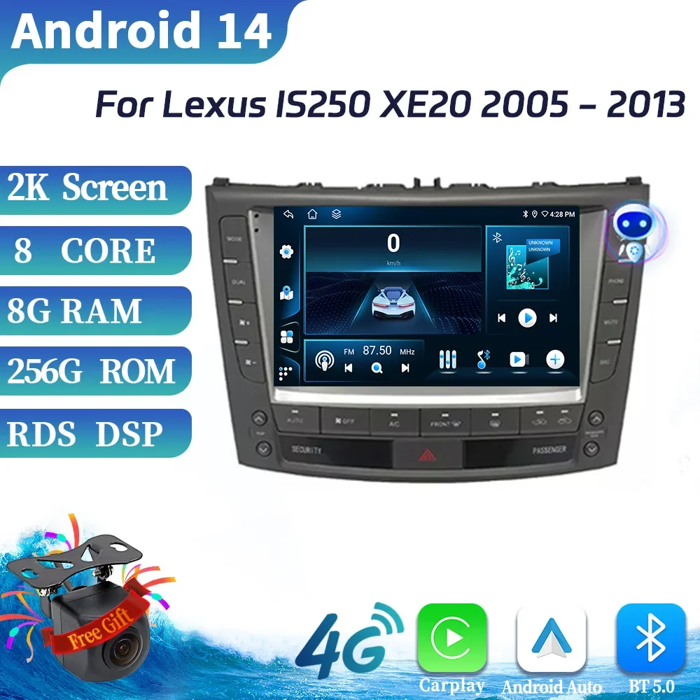For-Lexus-IS250-XE20-2005-2013-Car-Radio-Multimedia-Video-Player ...