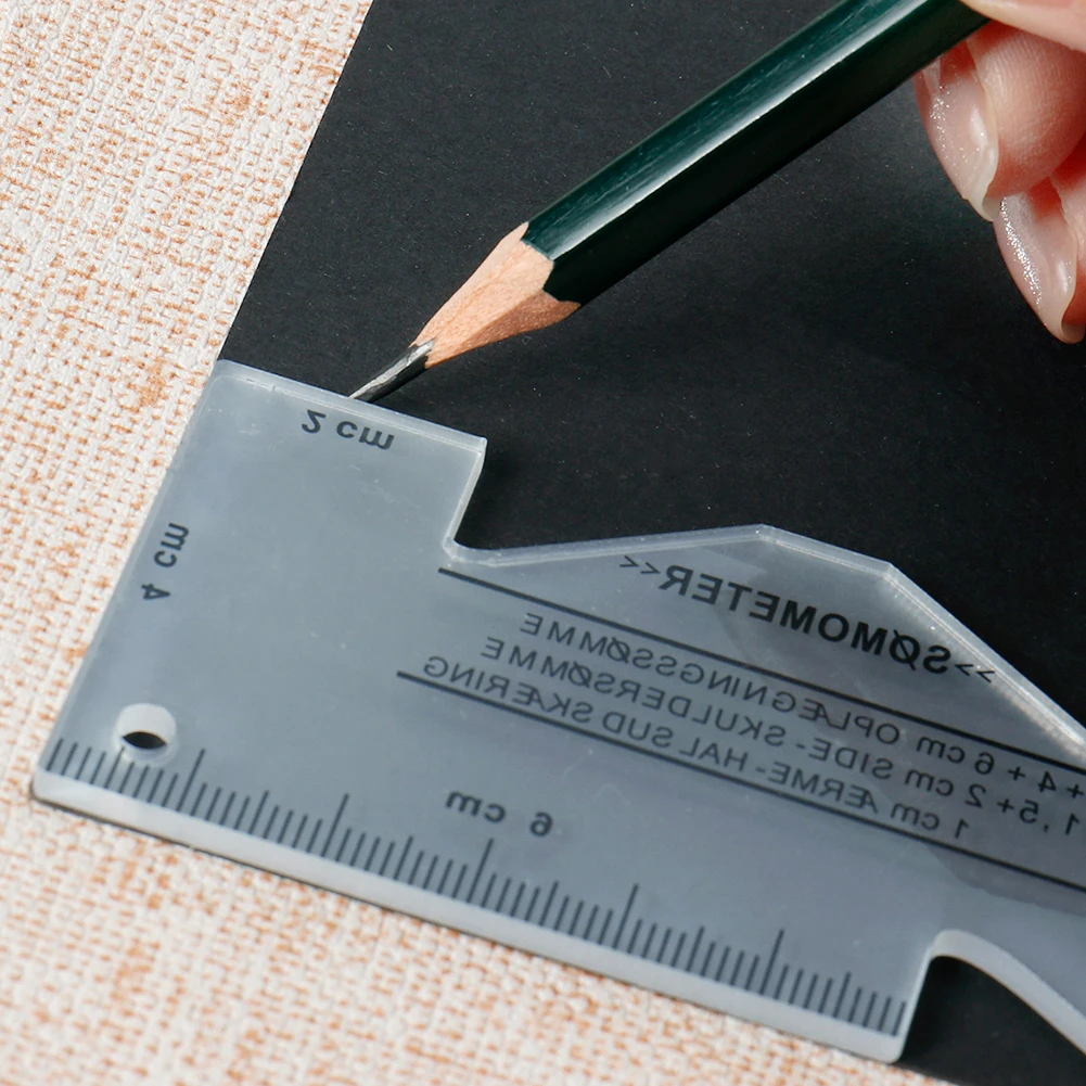 Calibrador-de-medici-n-de-costura-de-precisi-n-marcador-de-tela-regla ...