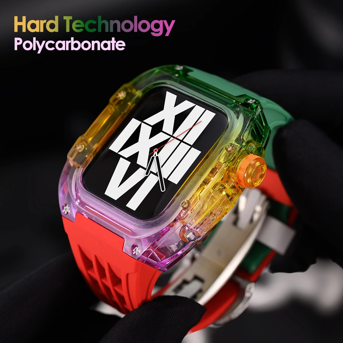 Luxury-design-Hard-Technology-Polycarbonate-strap-for-apple-Watch ...