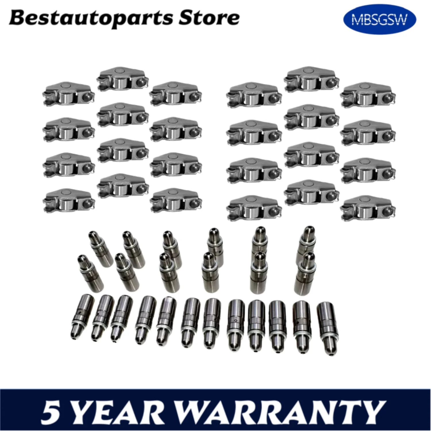 24PCS Engine Rocker Arm & Valve Lifter Set kit fit 2.8 3.0 3.6 L Gas ...