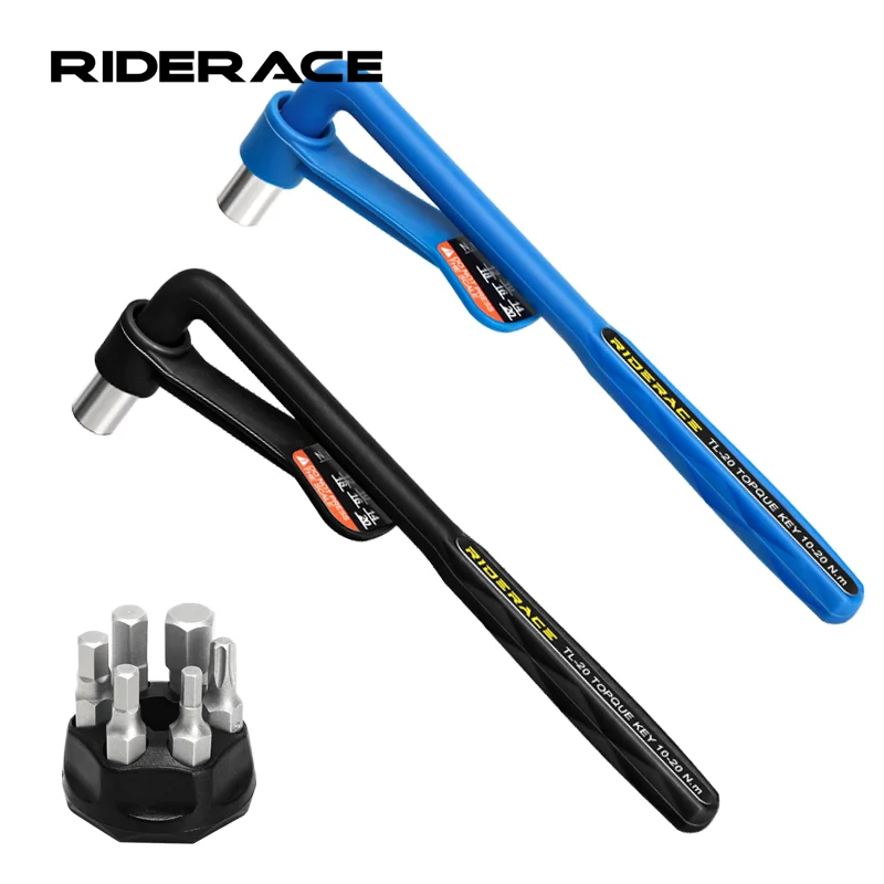 RIDERACE Bicycle Torque Wrench with Bit Set Portable Small MTB Road ...