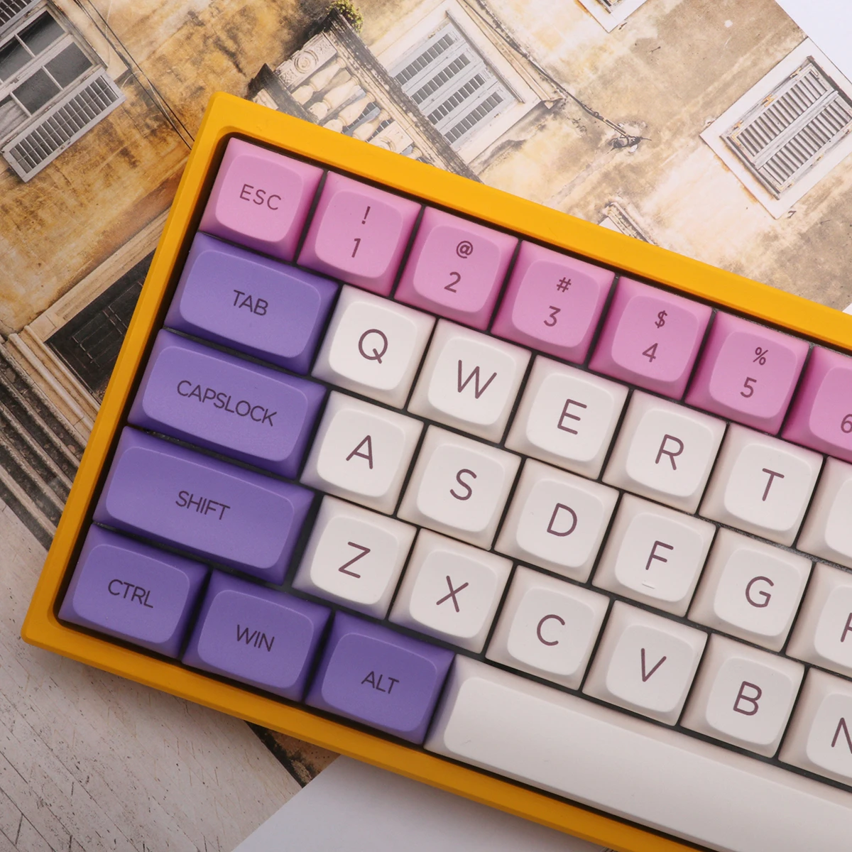 Keypro Hana Ethermal Dye Sublimation fonts PBT keycap For Wired USB ...