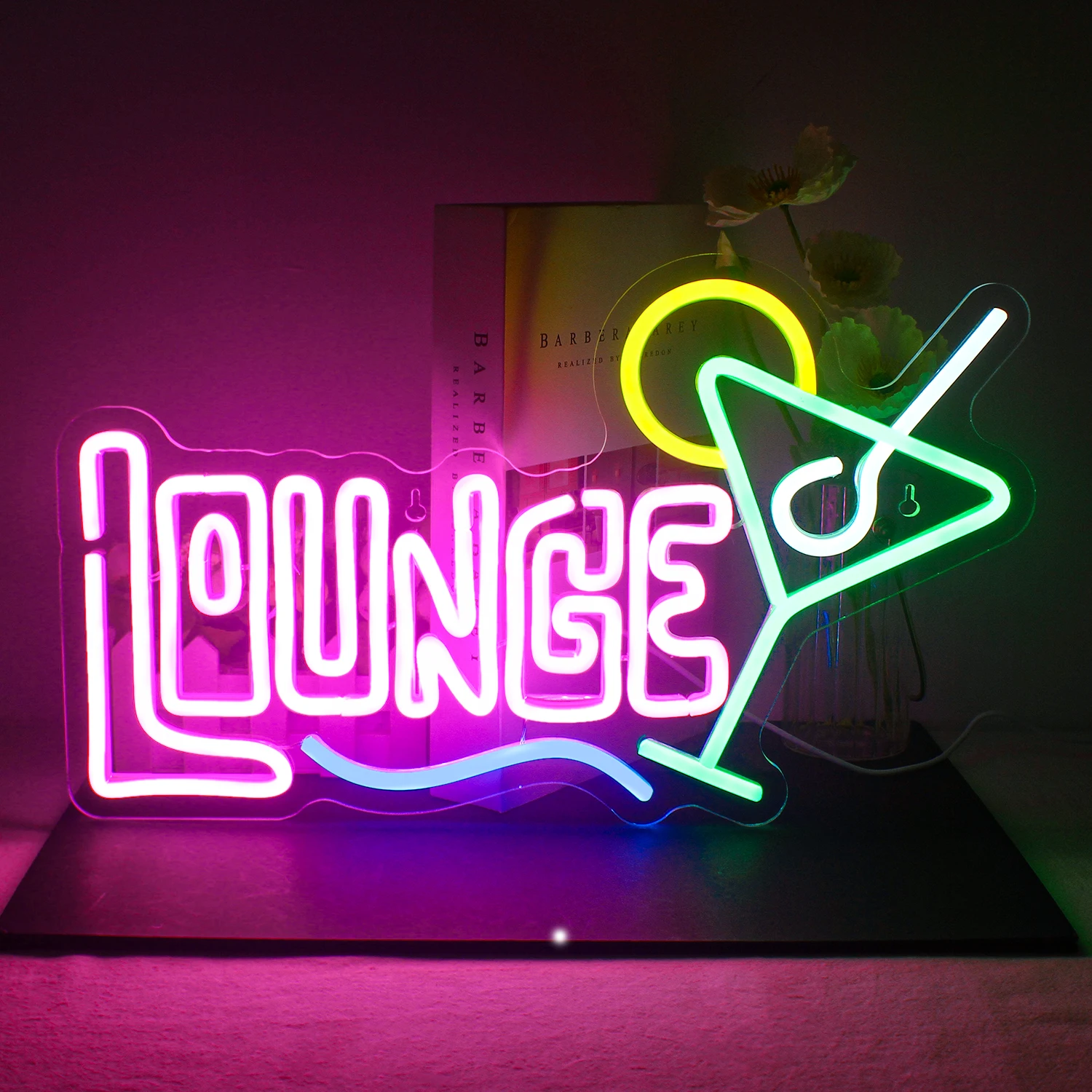 Cocktails-Lounge-Neon-Sign-Colorful-Led-Neon-Lights-for-Wall-Decor-USB ...