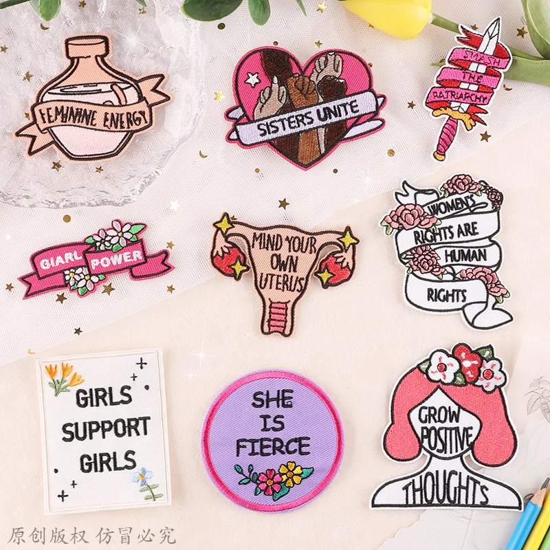 DIY-Cute-Hearts-Shape-Patches-On-Clothes-English-Letter-Patch ...