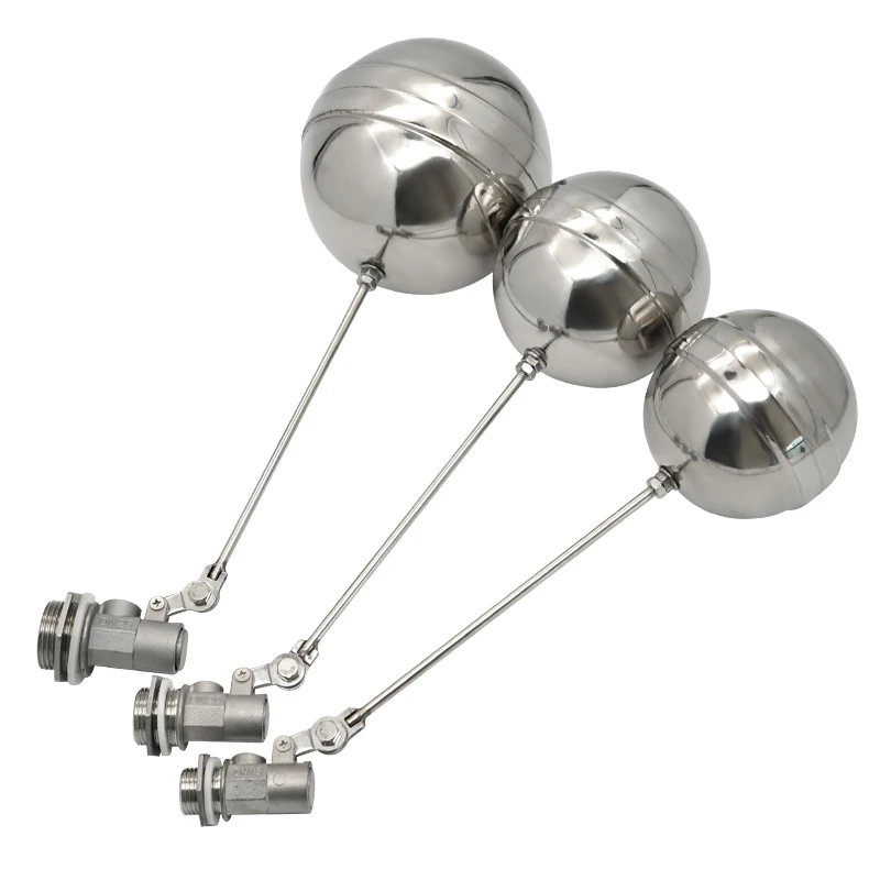 Stainless Steel Water Tank Float Valve Shut Off Float Ball Water Level ...