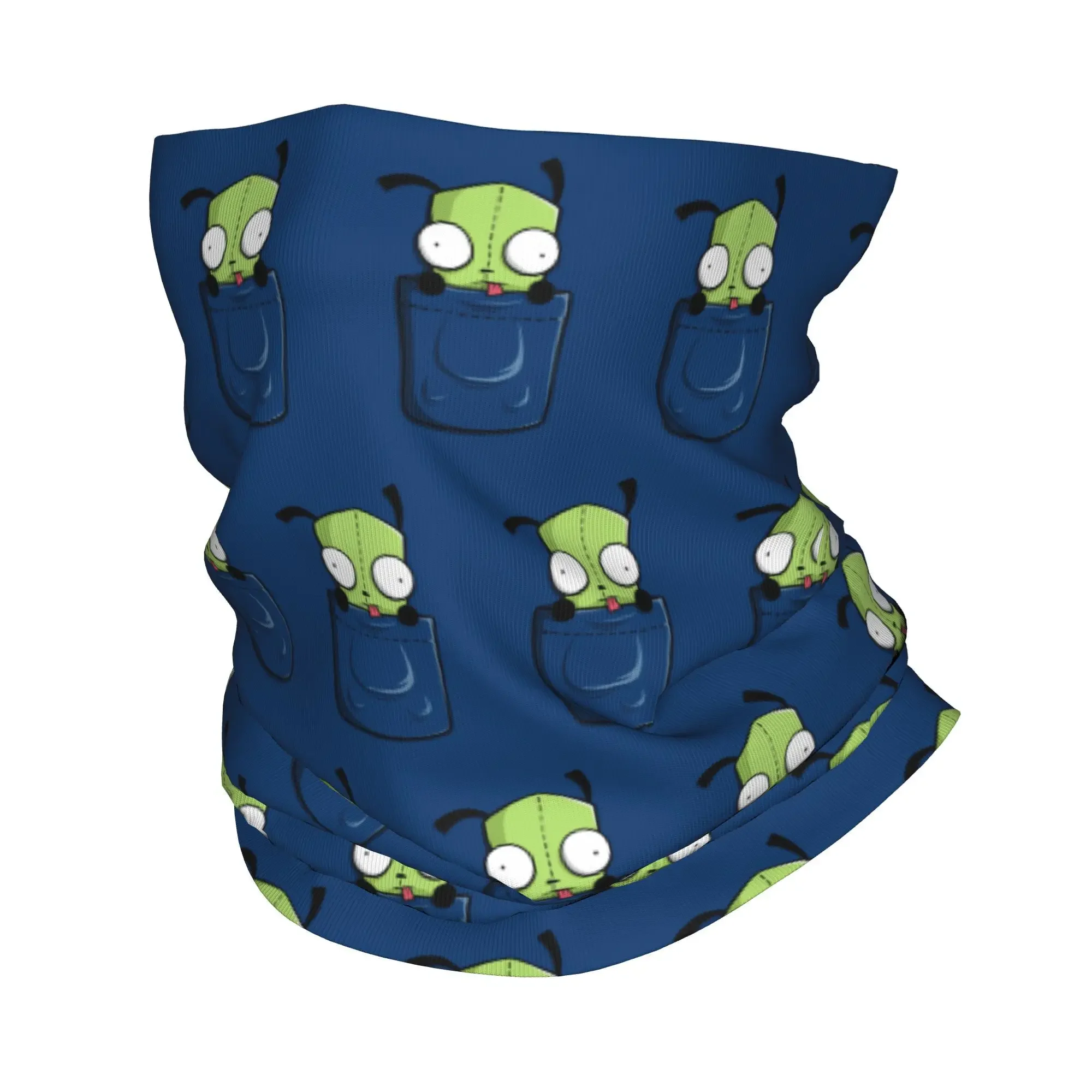 Pocket Spare Parts Invader Zim Gir Bandana Neck Cover Printed Wrap Mask ...