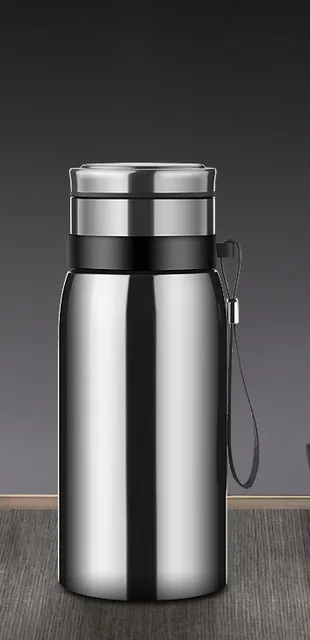 Large Capacity 304 Stainless Steel Tea Infuser Vacuum Flask Tea ...
