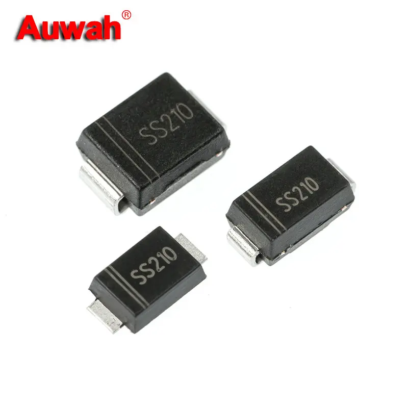 2A 100V Chip Schottky Diode SS210 SS210F SS210B SMA SMAF SMB DO-241AA ...