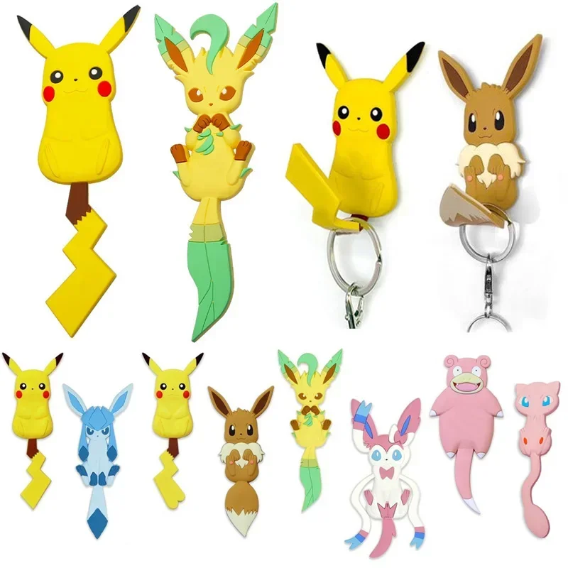 Pokemon-Creativity-Adhesive-Wall-Hooks-Anime-Pikachu-Eevee-Action ...