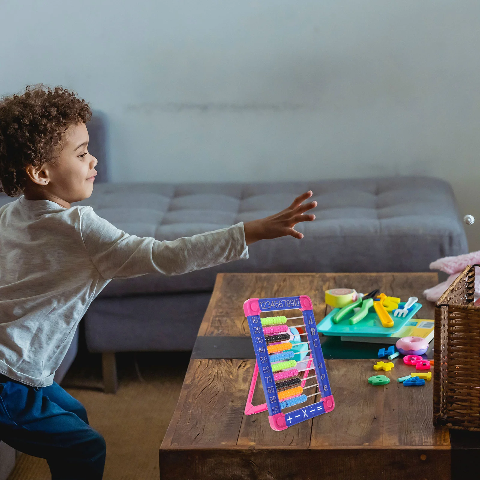 Abacus Math Toy Kids Countingeducationaltoys Learningnumber Abicus ...