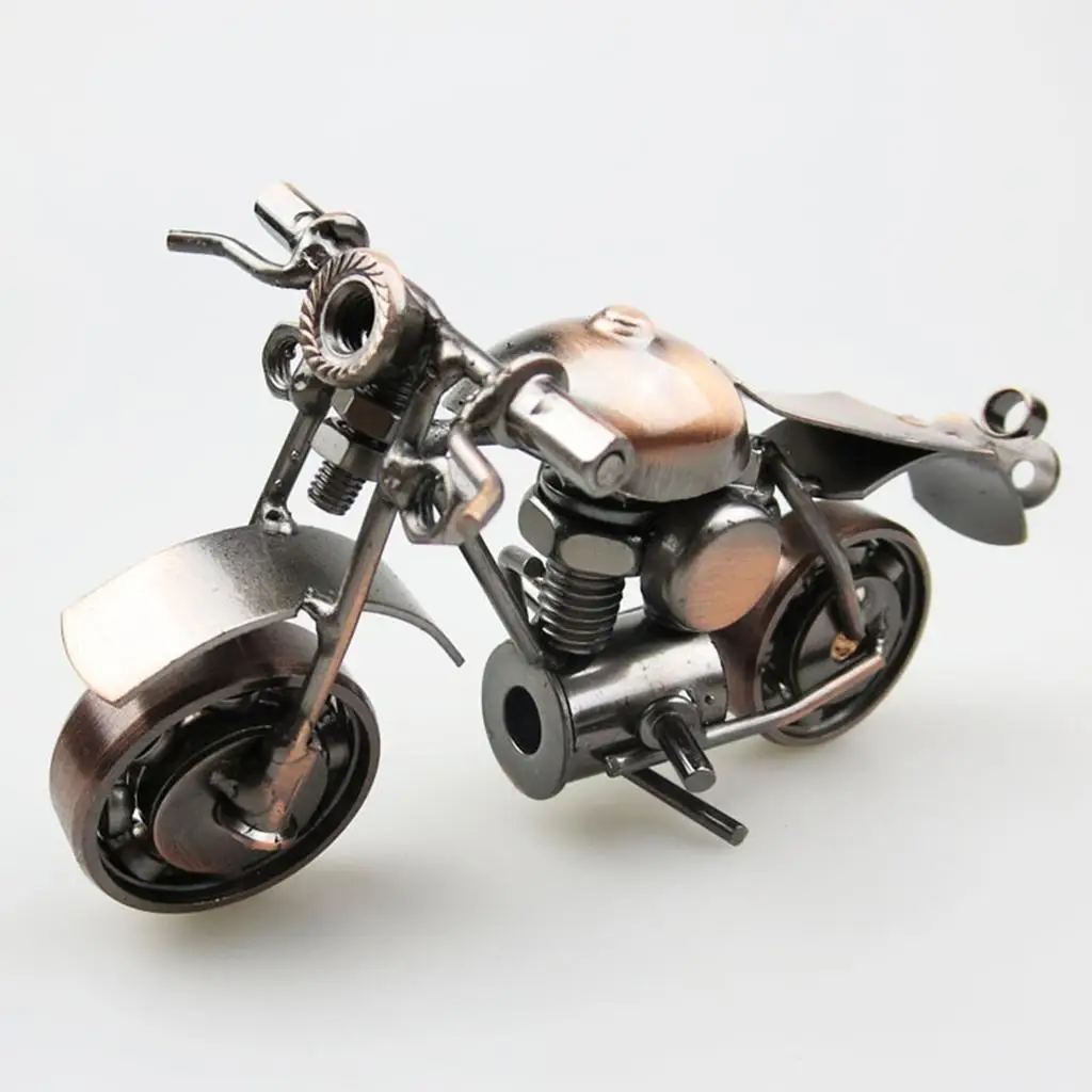 Retro Handcrafted Iron Motorbike Model For Motorcycle Lovers Home Decor ...