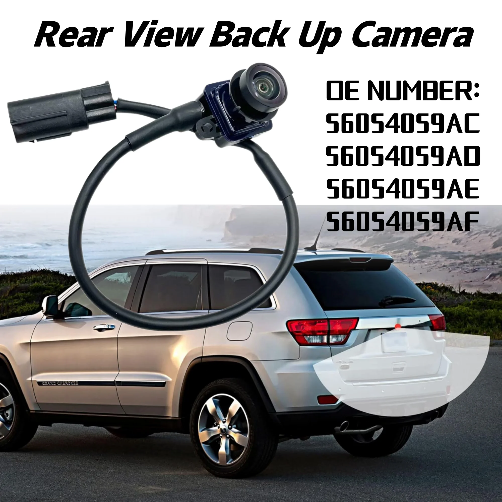 Rear View Backup parking Camera 56054059AC For 2011-2013 Dodge Durango ...
