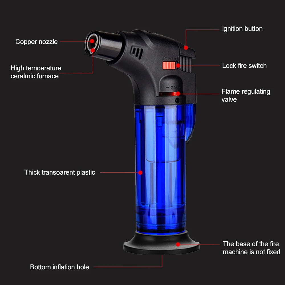 Adjustable Elbow Jet Lighter - Flame Vaporizers
