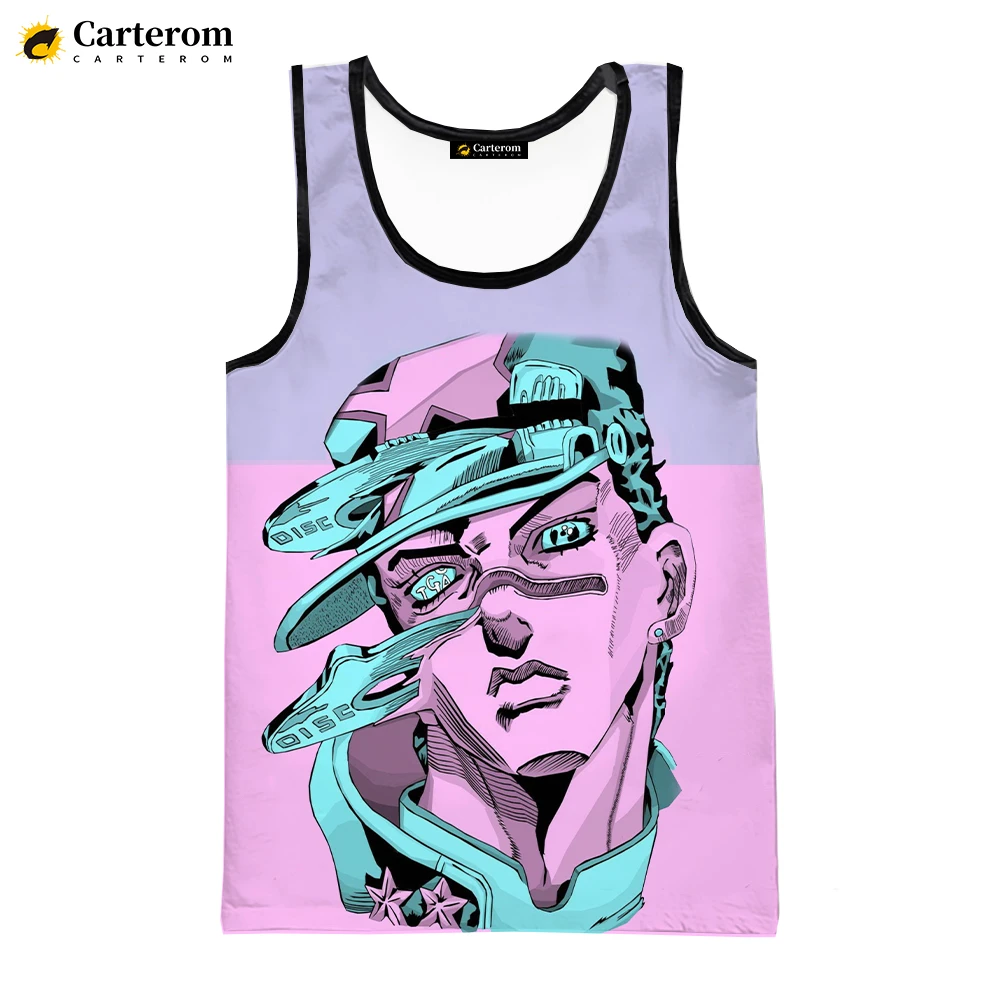 Jojos Bizarre Adventure 3d Printed Tank Tops Men's Clothing Summer ...