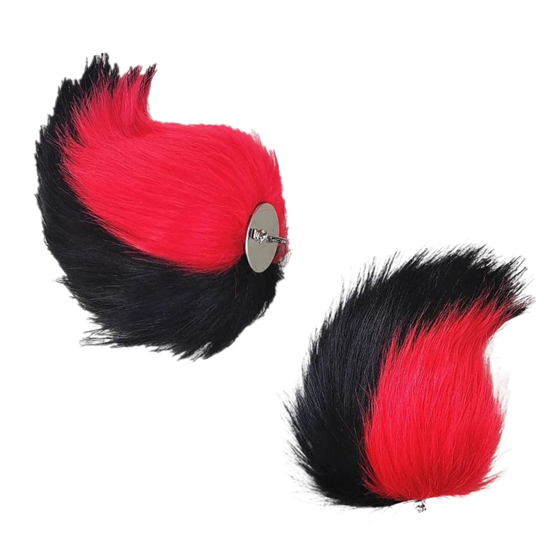 Anime-Radio-Demon-Red-Black-Tail-Cosplay-Alastor-Props-Faux-Fur-Tails ...